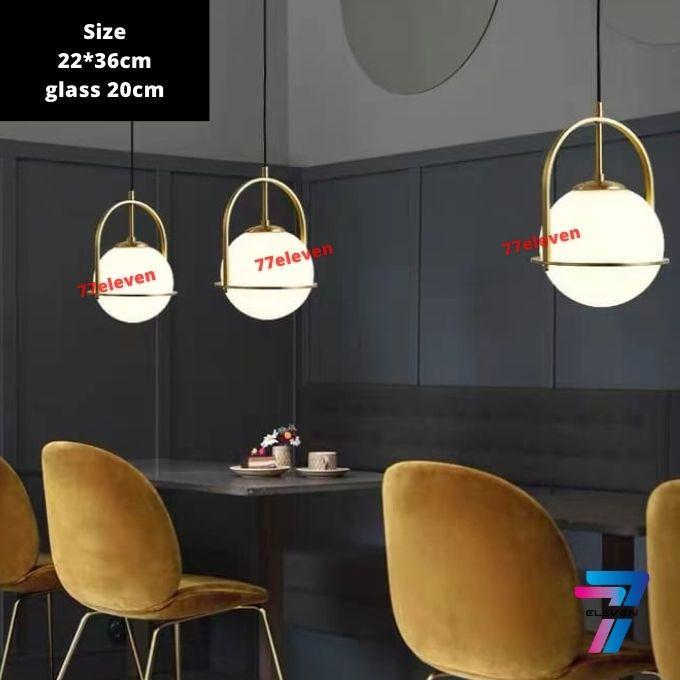 Jual Lampu gantung hias kafe single head minimalis modern LG m8075/1P ...