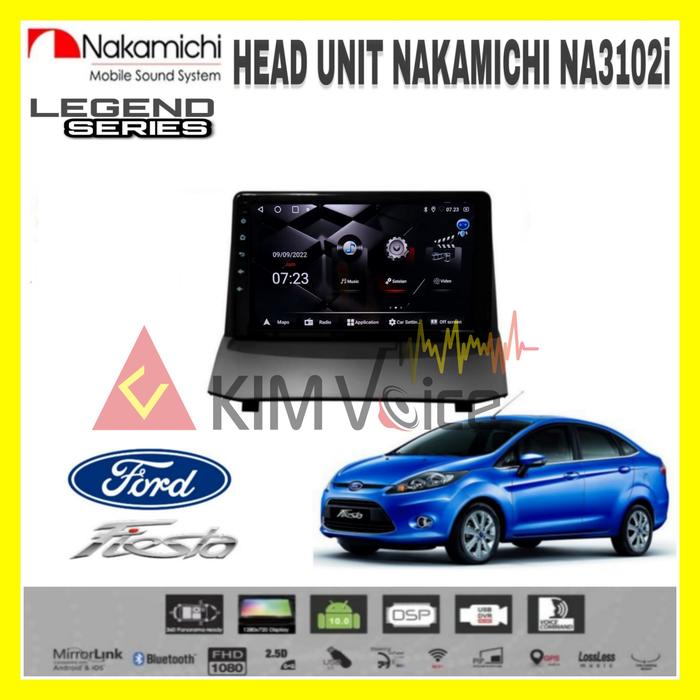 Jual Head Unit Android Nakamichi 9 inch OEM Ford Fiesta Soket pnp ...