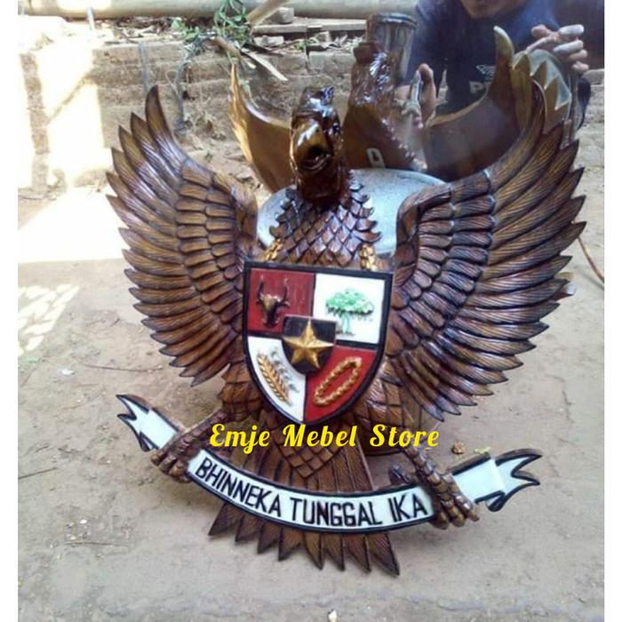 Jual lambang garuda jati hiasan dekroasi dinding kayu - Kab. Jepara ...
