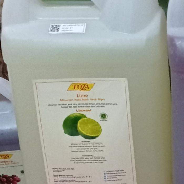 Jual TOZA JUS 5 LITER - LIME/JERUK NIPIS (Khusus Grab/Gojek) - Jakarta ...