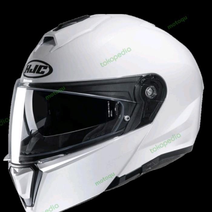 Jual HJC i90 WHITE GLOSS MODULAR HELMET - Jakarta Selatan - dbeetdna | Tokopedia