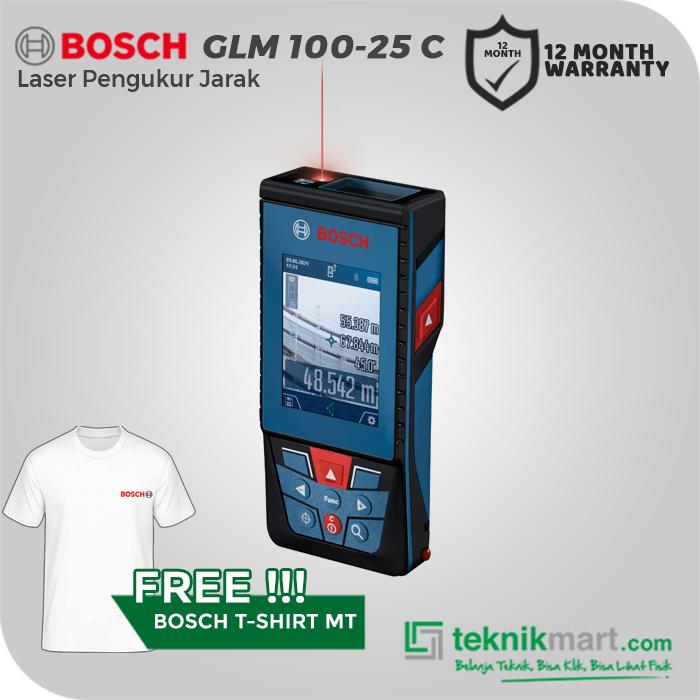 Promo Bosch Laser Range Finder / Laser Pengukur Jarak 100M GLM 100-25C ...