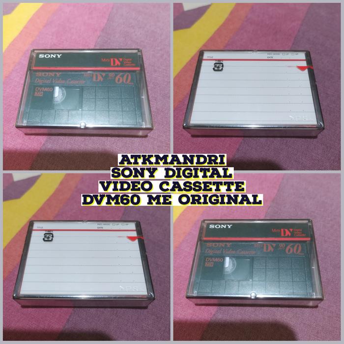 Jual SONY DIGITAL VIDEO CASSETTE DVM60 ME ORIGINAL - Jakarta Selatan ...
