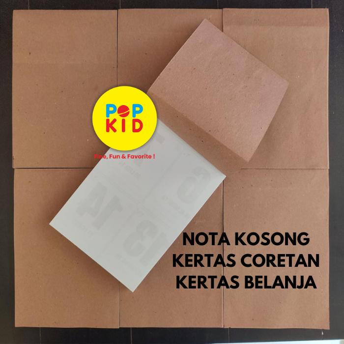 Jual KERTAS BELANJA / NOTA KOSONGAN / KERTAS CORET-CORET / KERTAS MEMO ...