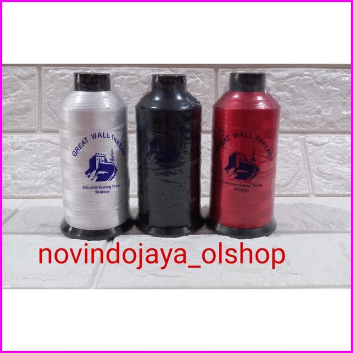 Jual Benang Bordir Rayon Great Wall Thread - Jakarta Barat ...