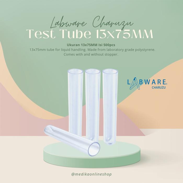 Jual LABWARE- Test Tube Plastic / Tabung Reaksi Plastik isi 500 Pcs ...