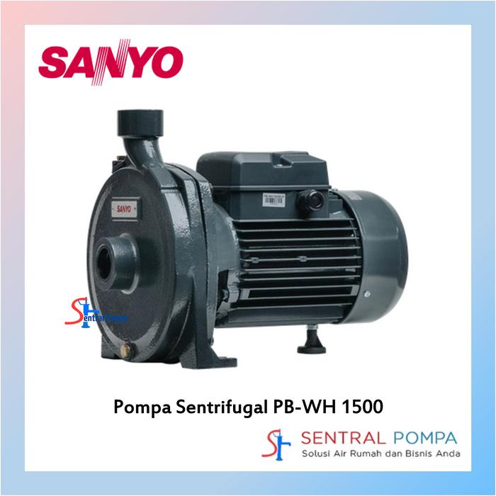 Jual Sanyo PB-WH 1500 Pompa Sentrifugal PBWH 1500 Booster Non Otomatis ...