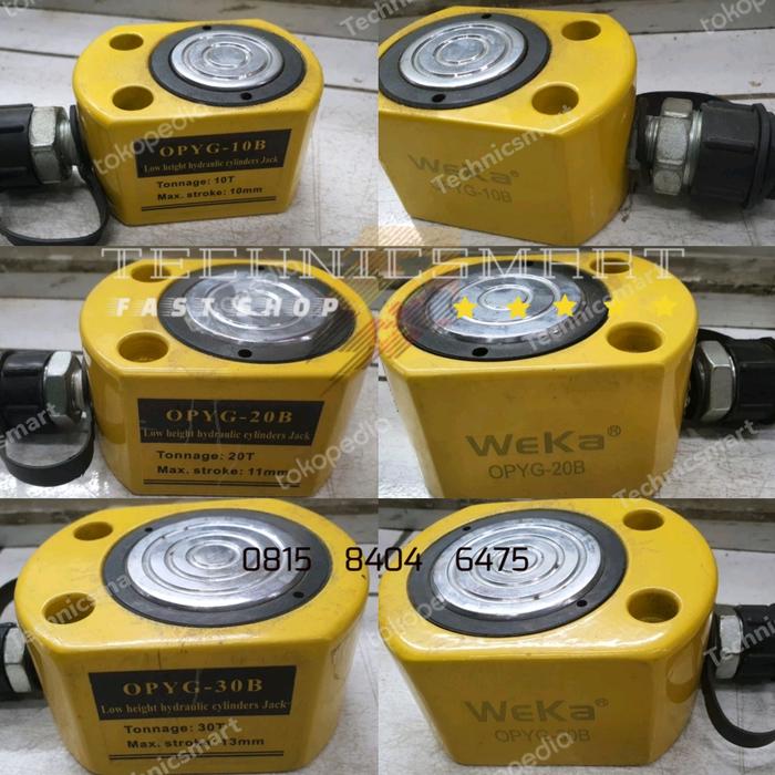 Jual silinder hidrolik Pendek Low heigt sylinder hydaulic Weka Kapasitas - 10 Ton - Jakarta ...