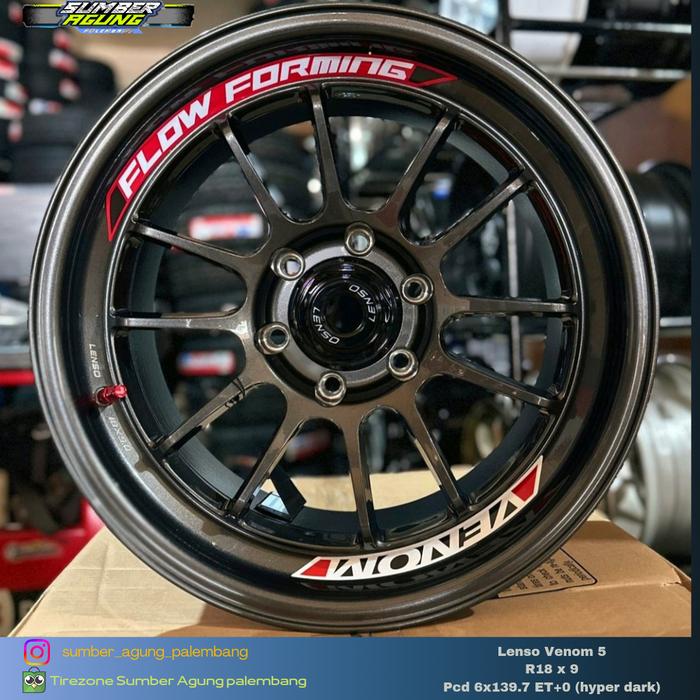 Jual Velg Lenso Venom 5 ring 18 x 9 6x139 pajero fortuner strada - Kota Palembang - Tirezone ...