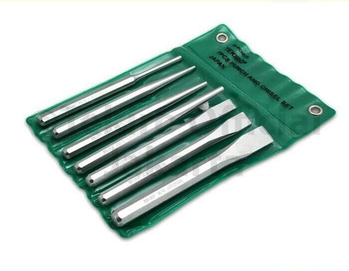 Jual TEKIRO MATA PAHAT SET 7 PCS BOBOK LANCIP PIPIH PUNCH AND CHISEL ...