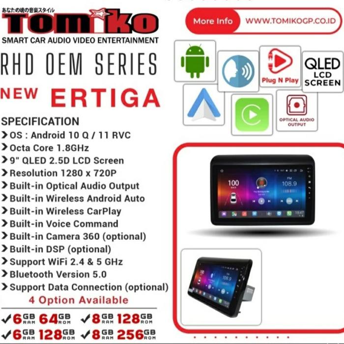Jual | HU android tomiko all new ertiga | 6g 64g | qled | best sound ...