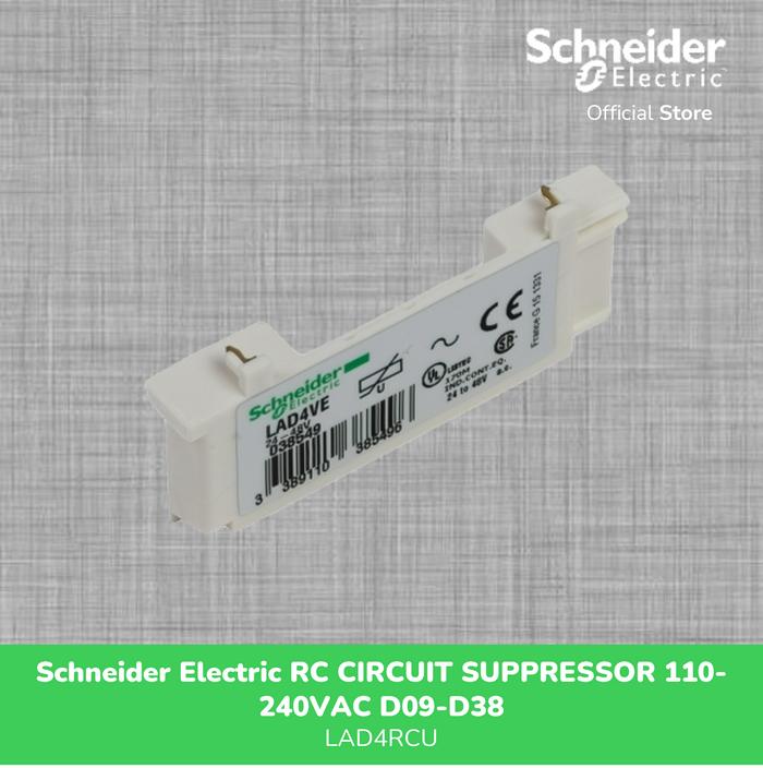 Promo Schneider Electric RC CIRCUIT SUPPRESSOR 110-240VAC D09-D38 ...