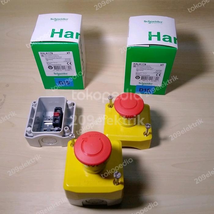 Jual Emergency push button XALK174 schneider Tipe Baru XALK178 - Kota ...