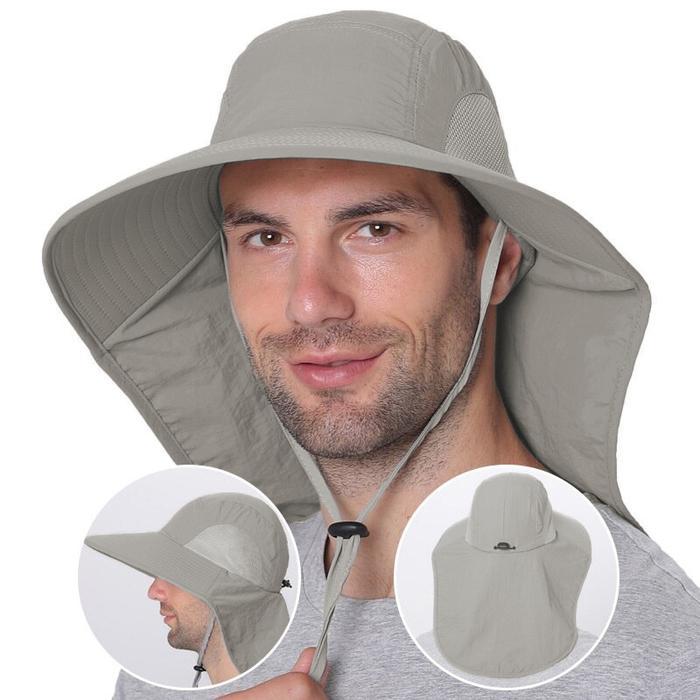 Jual Topi Mancing Anti Panas Waterproof Topi Pancing BH031 Gray - Kota ...