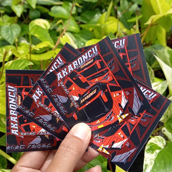 Jual 5 stiker bus sticker bis busmania bismania agramas akaboncu - Kab ...