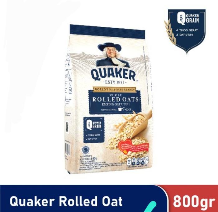 Jual Quaker Instant Oatmeal 1200 gr Merah 1,2 kg - Quaker 1200gr ...