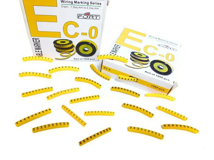 Jual Kabel Marker EC0 EC 0 / EC-0 (0.75-1.5mm) Fort Larkin CABLE ...