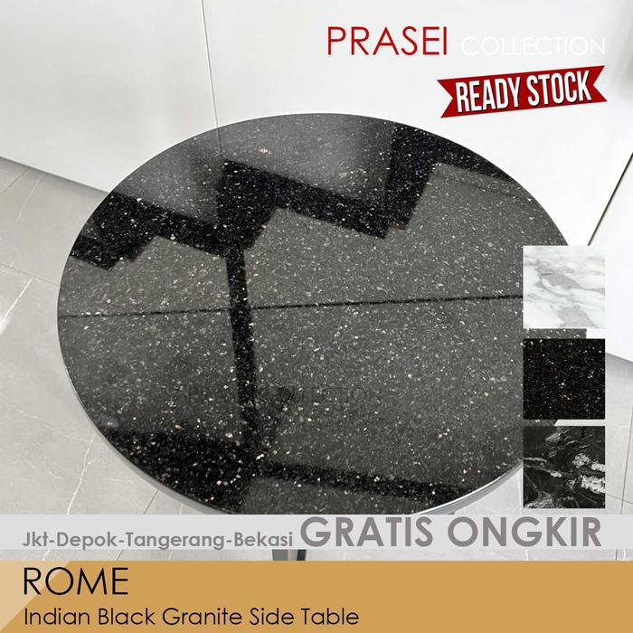 Jual ROME 50 -Meja Tamu Sofa Marmer Carara Bulat Round Marble Carrara ...