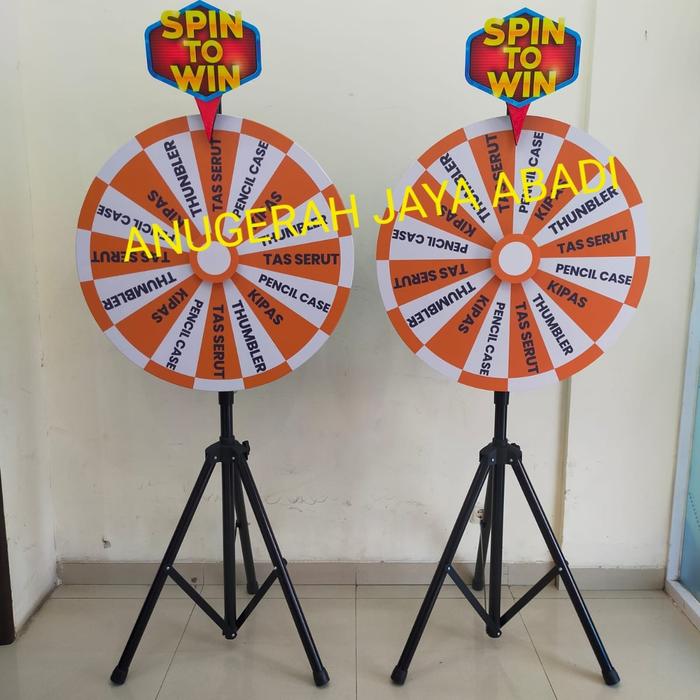 Jual SPIN WHEEL 70 CUSTOM CETAK / RODA UNDIAN 70 / WHEEL OF FORTUNE 70 ...