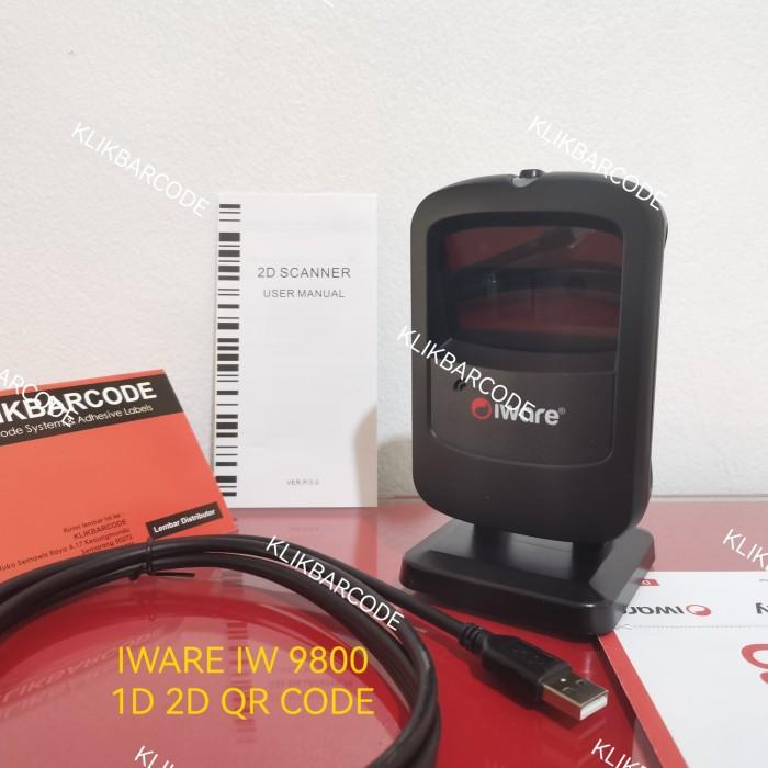 Jual SCANNER BARCODE IMAGER OMNI 2D IWARE IW-9800SQ | IW 9800SQ - USB - Kota Semarang ...