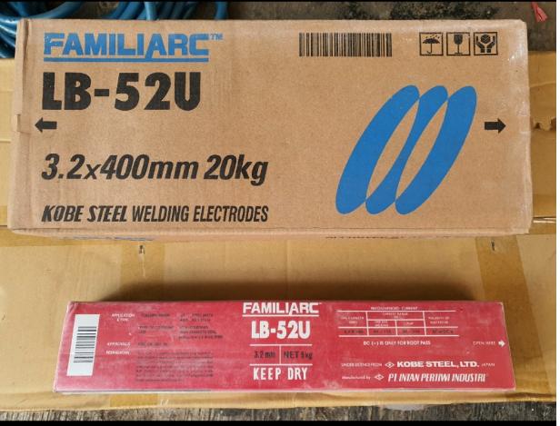 Jual LB-52U 3.2 MM KAWAT LAS KOBELCO 5 KG Welding Electrodes LB52U 3,2 ...