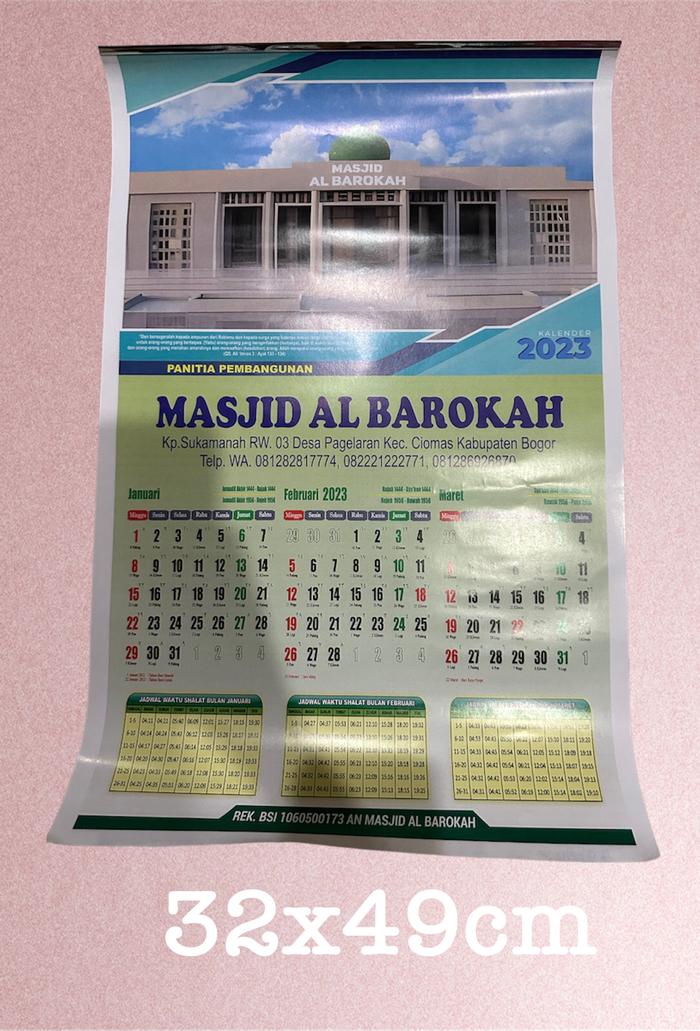Jual Kalender Dinding Harian BANK BCA Exclusive Mewah Model Sobek ...