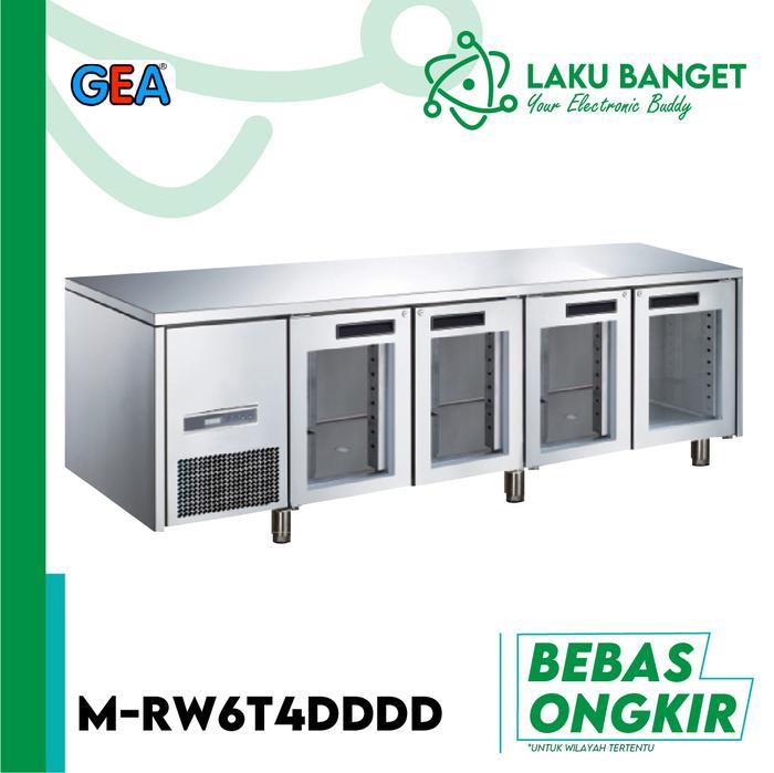 Jual Undercounter Chiller Kaca untuk Meja Bar GEA M-RW6T4DDDD Free ...