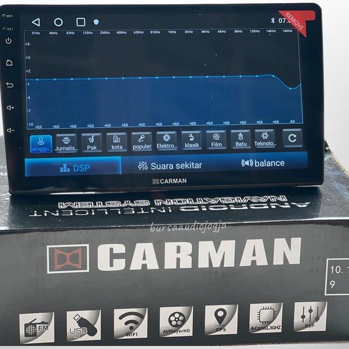 Jual Head unit andorid CARMAN 9 inch universal New DSP - Kab. Sleman ...