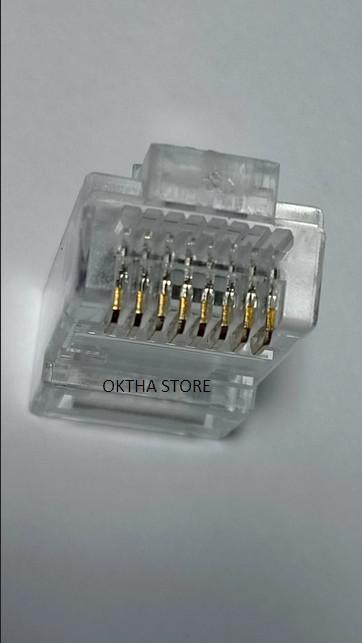 Jual RJ45 CAT6 ANTI GAGAL RJ 45 TEMBUS CAT 6 ECERAN @ 1 BIJI VASCOLINK ...
