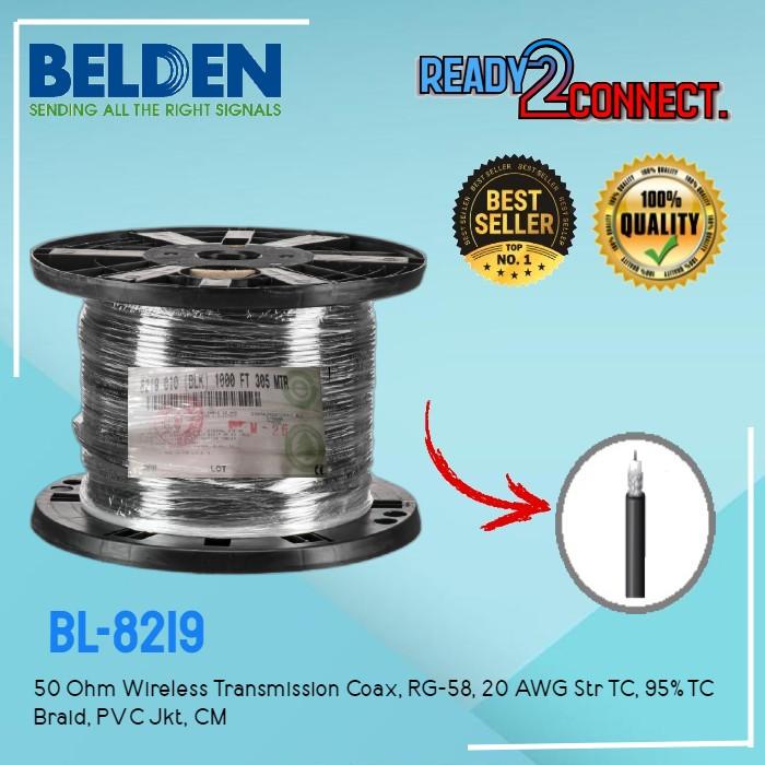 Jual BELDEN 8219 Kabel Coaxial RG58 20 AWG Tinned Copper Conductor 50 Ohm - Jakarta Pusat ...
