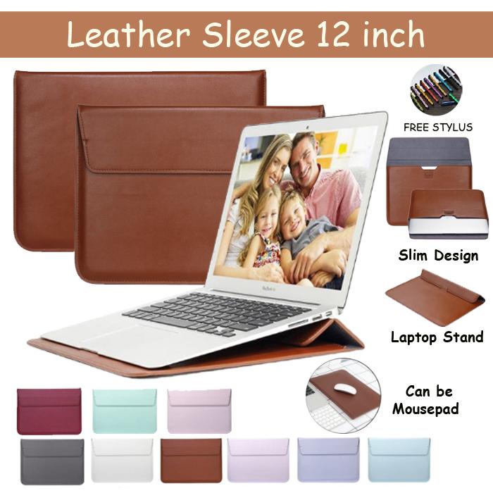 Jual Microsoft Surface Pro 9 8 LAPTOP STAND LEATHER SLEEVE CASE BAG ...