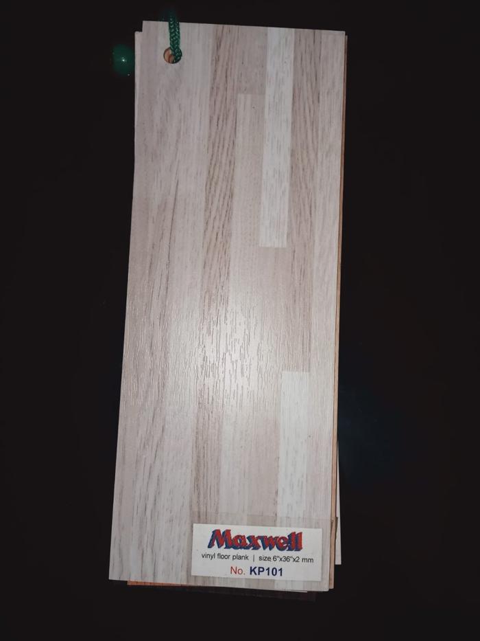 Jual Per Box Murah Lantai Vinyl Tile 2 mm Maxwell Floor Plank Kayu - KP 101 - Jakarta Utara ...