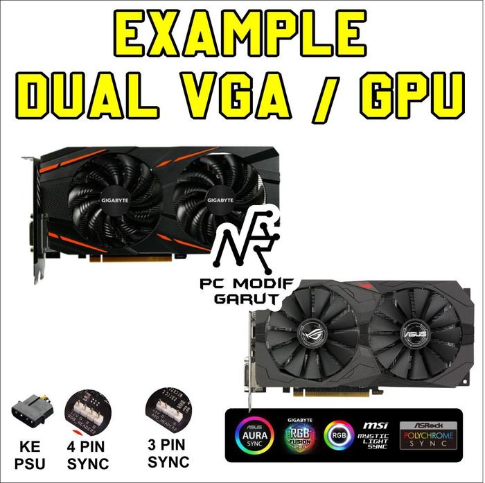 Jual Backplate vga cover custom logo tuf gaming edition - single fan ...