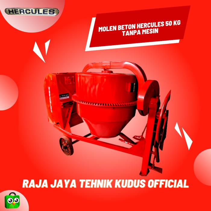 Jual Mesin Molen Pengaduk Semen Cor 50 KG Hercules Concrete Mixer - Kab. Kudus - RAJA JAYA ...