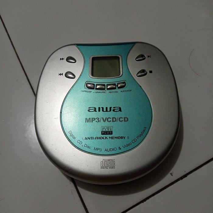 Jual discman aiwa mp3 cd vcd (kondisi mati) - Jakarta Selatan - Kaset_diecast | Tokopedia