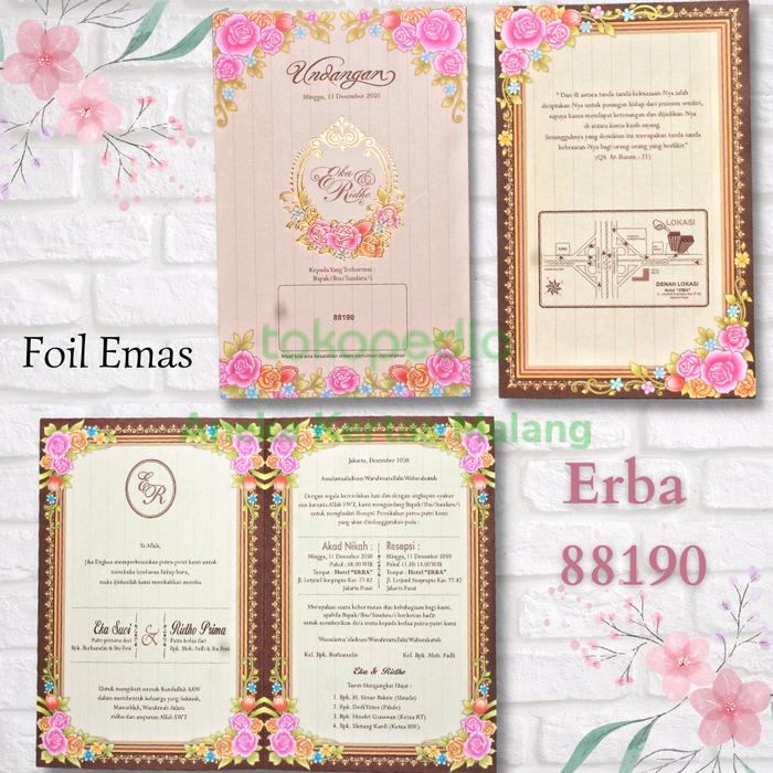 Jual Blangko Undangan Erba 88190 (Cek Deskripsi) - Kota Malang - Aneka ...