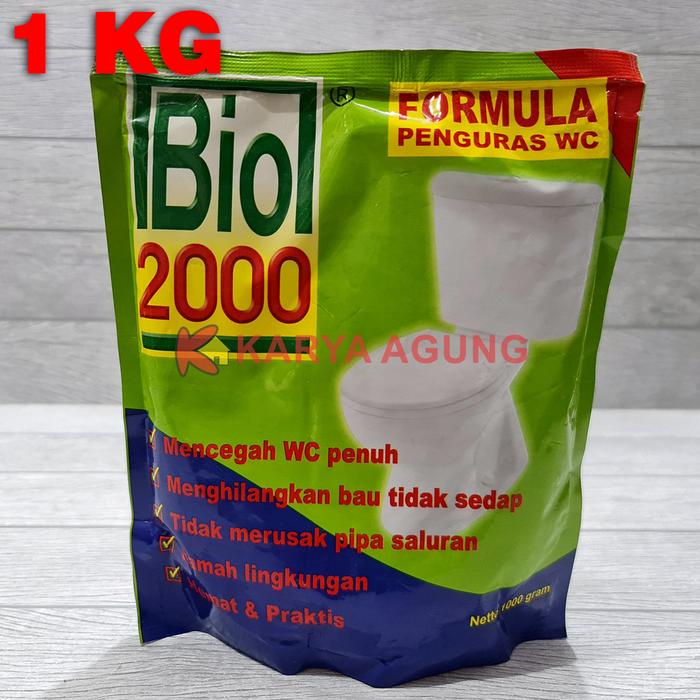 Jual BIO 2000 1 KG / Anti Sumbat Penguras WC Penuh / Obat Septic Tank ...