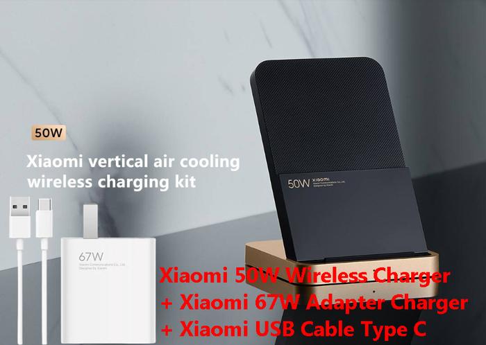 Jual Xiaomi Wireless Charger 50W Fast Charging Stand Cooling Fan ...