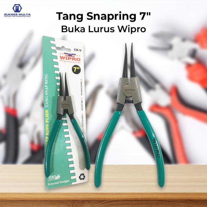 Jual Wipro Tang snapring 7" lurus buka tang spi external tang snap ring ...