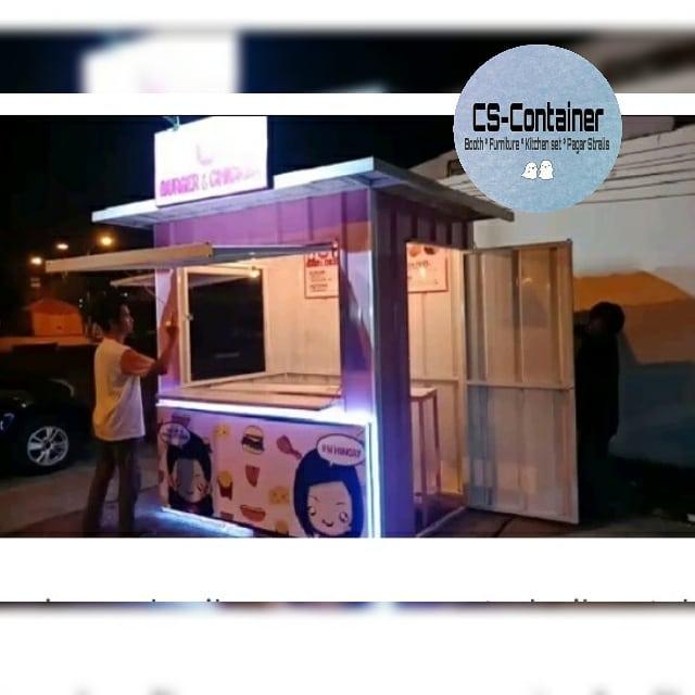 Jual booth kontainer/booth semi container/kontainer custom design #311 ...
