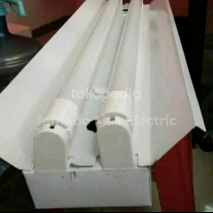 Jual Kap Lampu TKO 2x18/KAP TKO 2 X 18 / Housing Lampu TL TKO 2x18watt ...