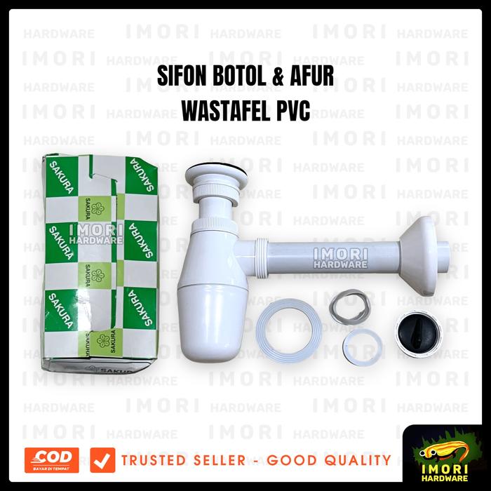 Jual SAKURA Sifon PVC Afur Avur Pipa Saringan Wastafel Sivon Plastik ...