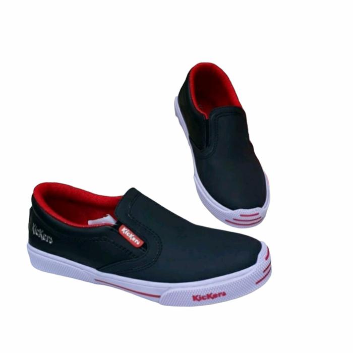 Jual Sepatu Kickers MX One Slip On Casual Santai Formal Pria Coklat ...