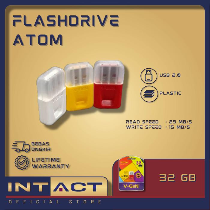 Jual Usb Flashdisk V-gen 32gb Atom 2.0 (usb Flash Disk Vgen) - Kuning ...