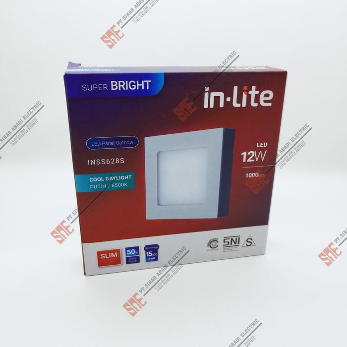 Jual Lampu Downlight Led Inlite 12 Watt Outbow 3000K/6500K In Lite ...