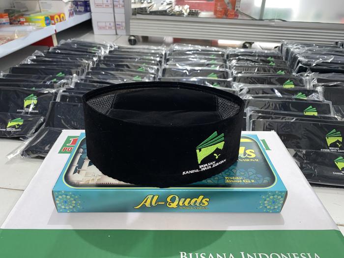 Jual Peci Hitam Bordir Custom Al-Quds - No.6 55 cm - Kab. Bekasi ...