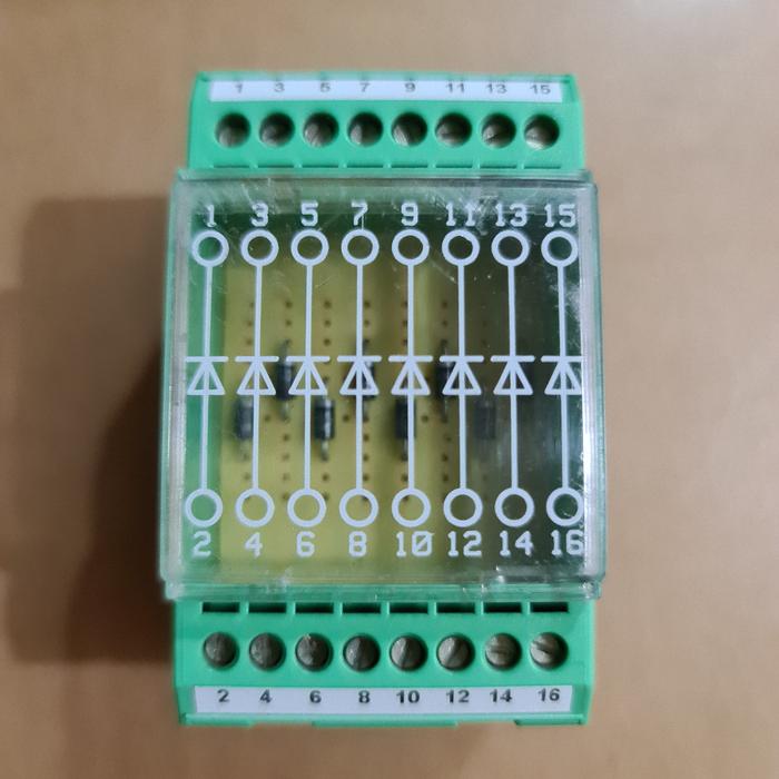 Jual Phoenix Contact Diode Block EMG 45-DIO 8E EMG45DIO8E 2950103 1N ...