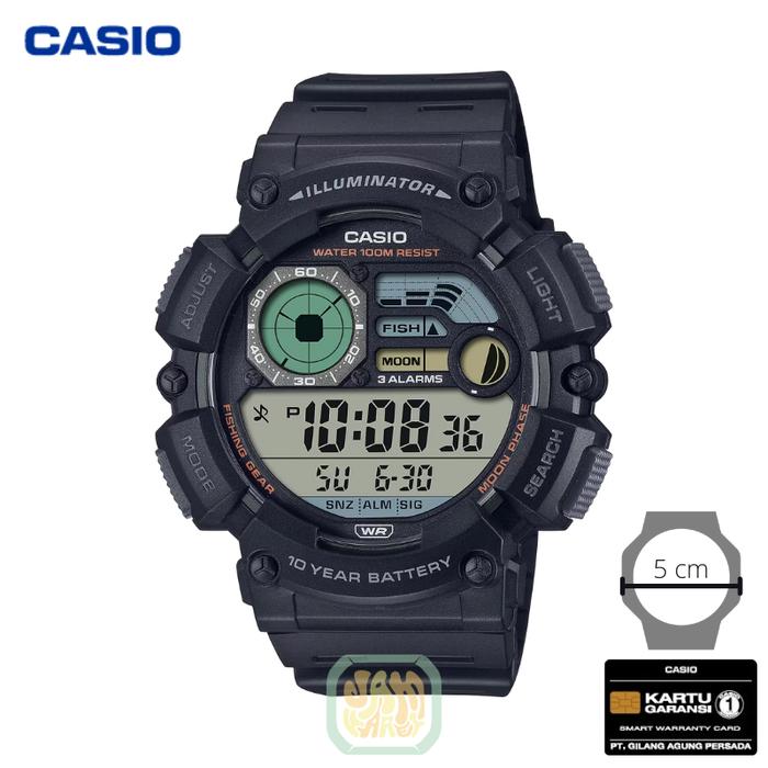 Promo JAM TANGAN PRIA CASIO WS-1500H-1A ORIGINAL - WS1500H 1AV HITAM - Jakarta Pusat - JAM KARET ...