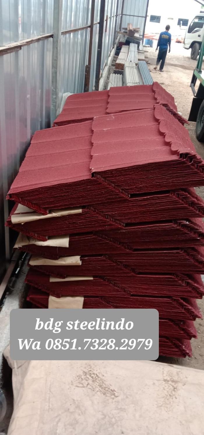 Jual Genteng metal pasir merah - Kab. Bandung - Bdg Steelindo | Tokopedia