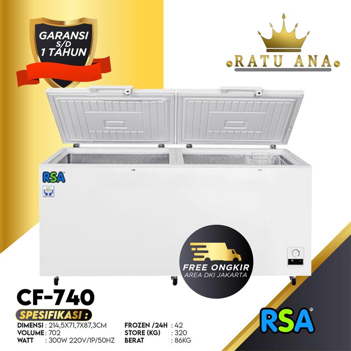 Jual Chest Freezer RSA CF-750 - Jakarta Barat - RATU.ANA | Tokopedia